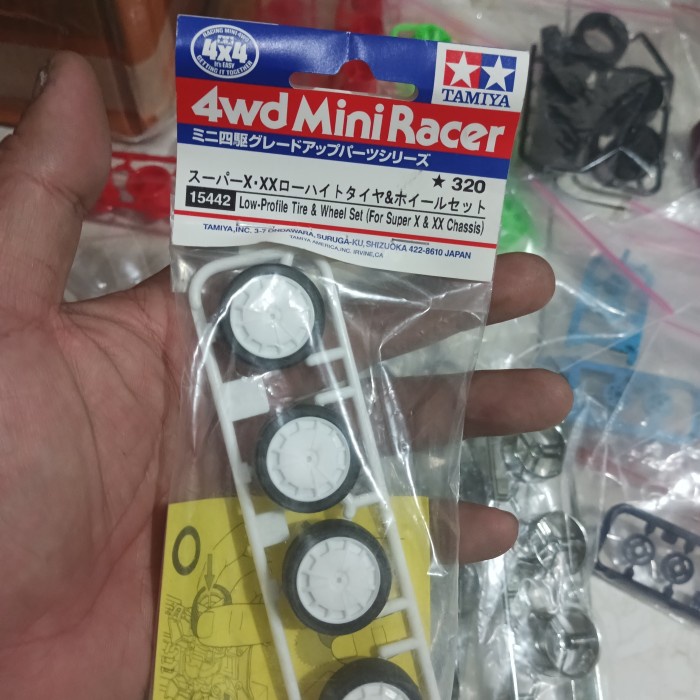 Tamiya 15442 LOW PROFILE TIRE & WHEEL SET SUPER X & XX CHASSIS | Shopee ...