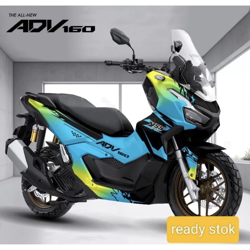 Honda adv 160 new striping fullbody Motorcycle Variation Sticker Decal ...