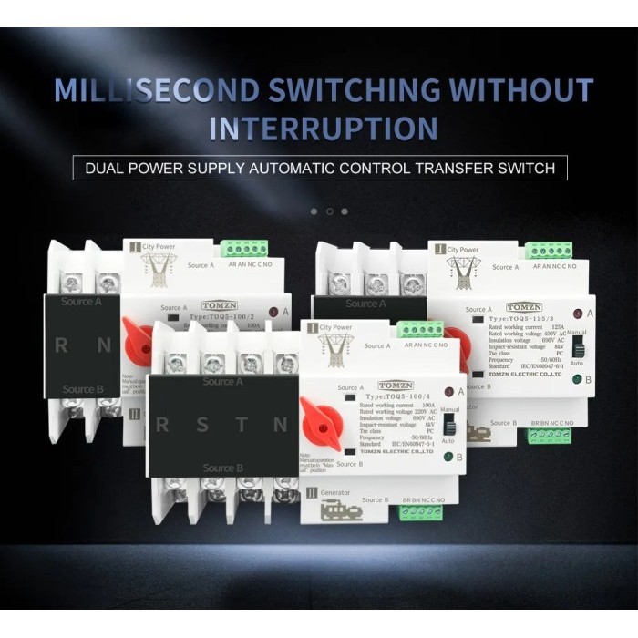 Newest Ats Automatic Transfer Switch Pln Generator Automatic Selector ...