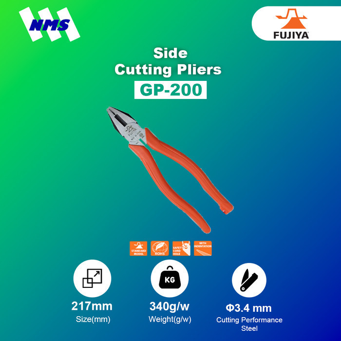 Fujiya Gp-200 Side Cutting Pliers Japan | Shopee Philippines