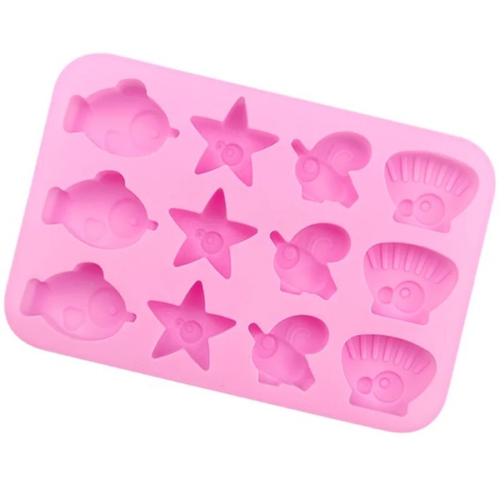 Sea Marine Cartoon Sea Animal Pudding Cake Silicone Mold | Shopee ...