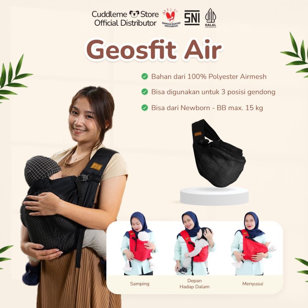 Cuddleme Geosfit Solid Water Geos Carrier Plain Instant Newborn Baby ...