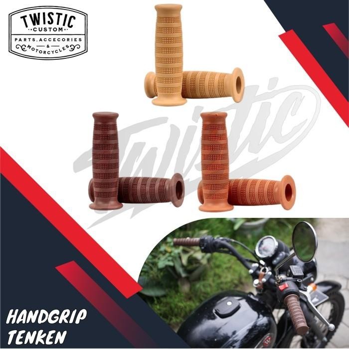 Handgrip Grip Tenken Motorcycle W175 XSR Vespa Benelli Fazzio Fino ...