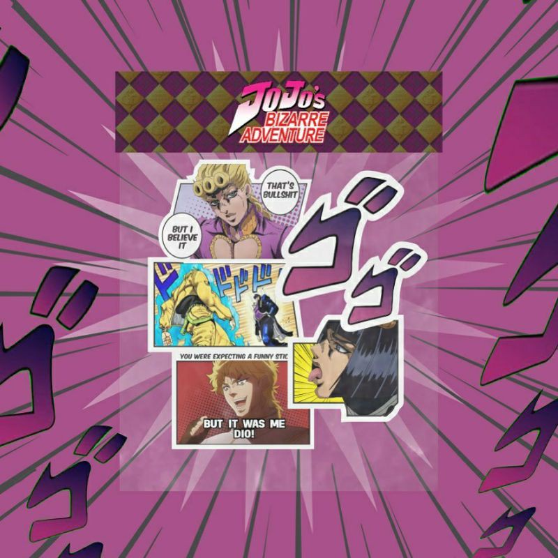 Kuruu merch JJBA Jojo Bizzare Adventure Sticker pack | Shopee Philippines