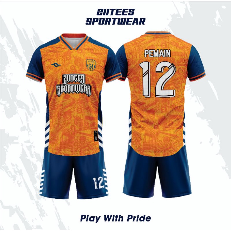 [can Be individual] Custom design futsal/football Jersey, Logo, Sponsor ...