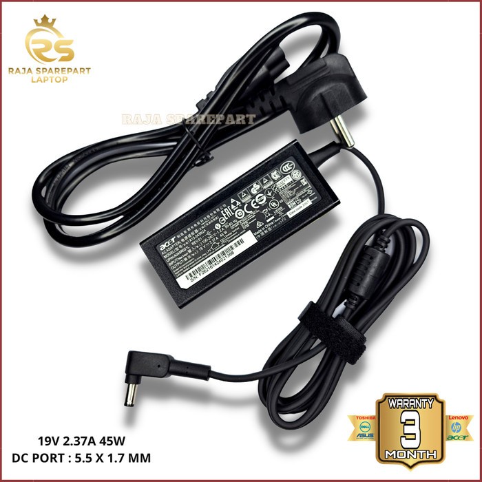 Gon Adapter Acer Aspire 3 A315-41 A314-33 19V 2.37A. Original | Shopee ...
