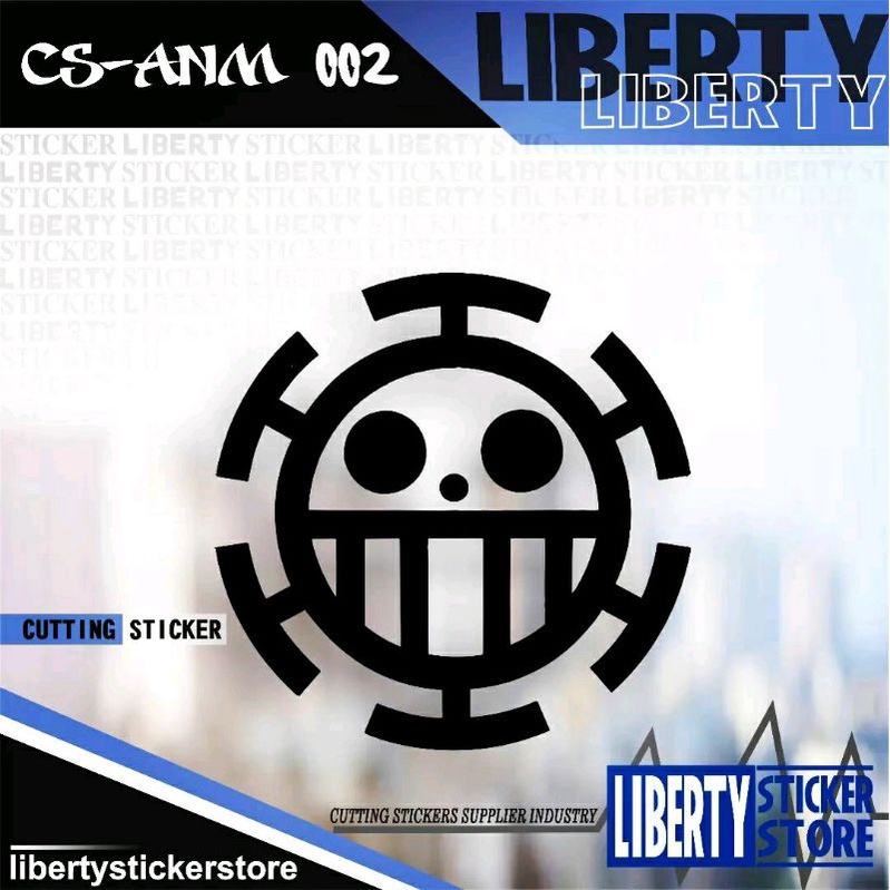 One Piece Law Sticker | Cutting Sticker Law Pirates One Piece | Free To ...