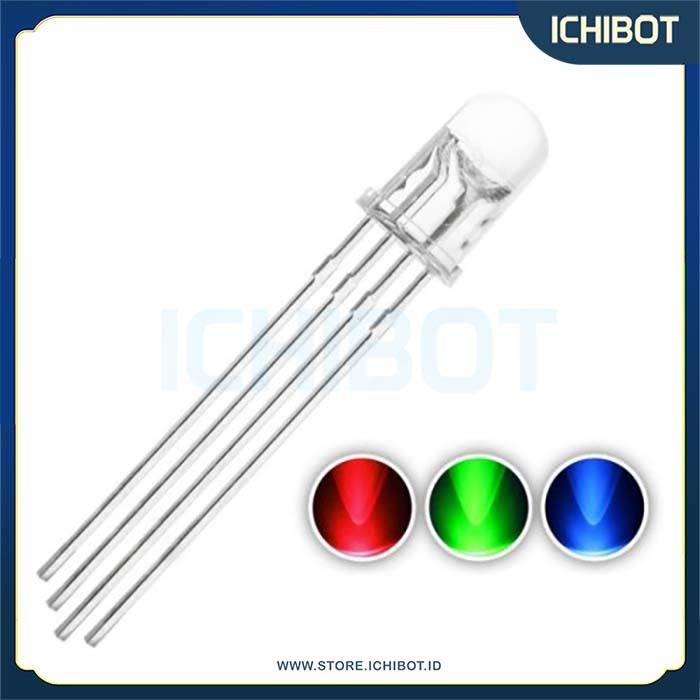 Led 5mm Common Cathode 4 Pin RGB Clear Round | Shopee Philippines
