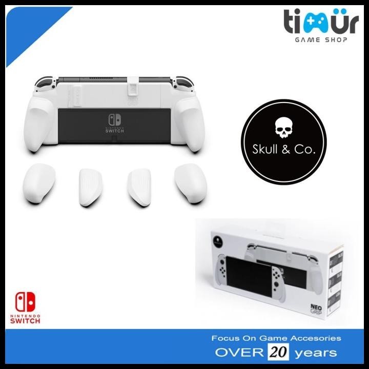 Neo Grip Hand Case Casing Skull & Co Nintendo Switch Oled White ...