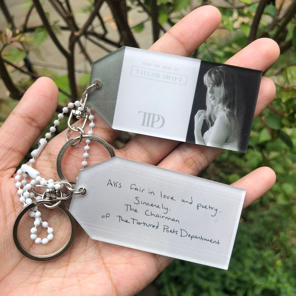 Taylor Swift The Tortured Poets Department Keyring | Shopee Philippines