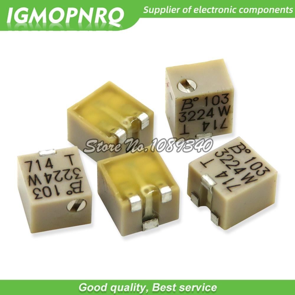 10pcs/batch 3224W Chip Precision Fine-Tuning Potentiometer Resistance ...