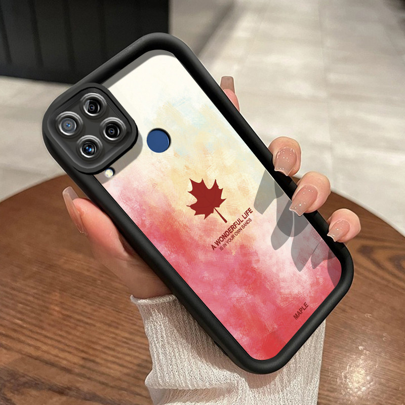 HP Realme C15 cellphone Case halo dyeing pattern artistic cellphone ...
