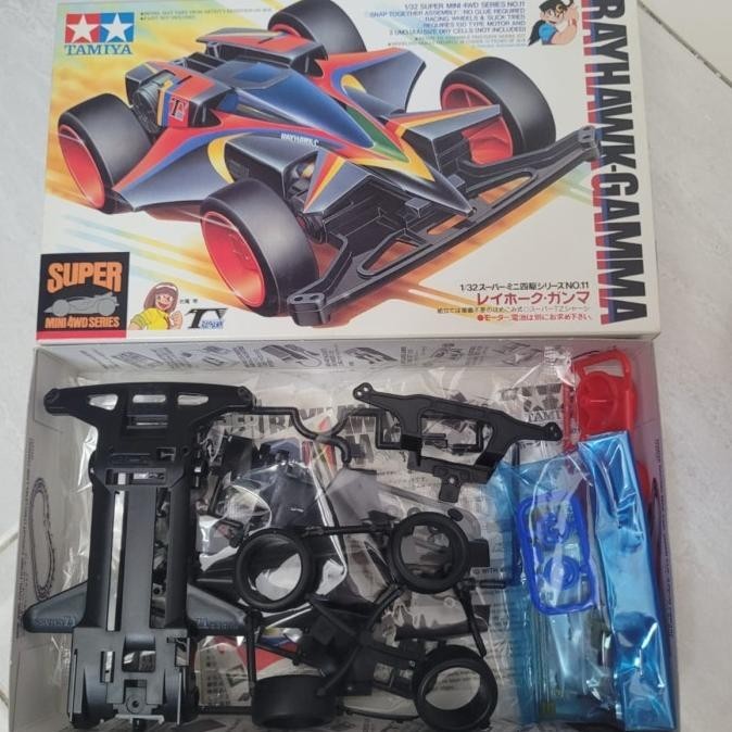 Tamiya Mini 4WD 1/32 tamiya 19511 Rayhawk-Gamma (Super TZ Chasis ...