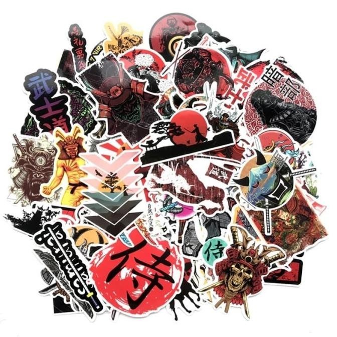 Japanese Design Luggage Sticker Bushido Samurai Japan | Shopee Philippines