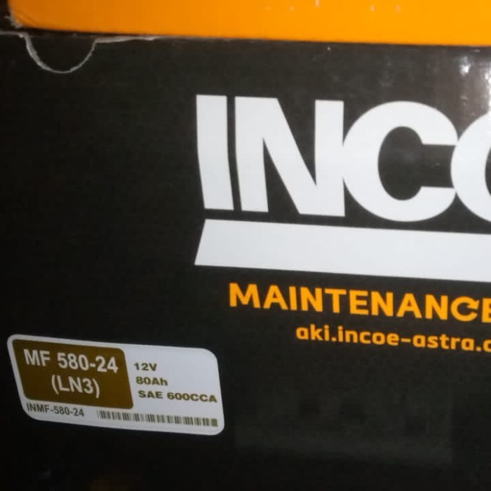 Gs Incoe Mf 580-24 (Ln3) 12V 80Ah Dry Car Battery Etc. | Shopee Philippines
