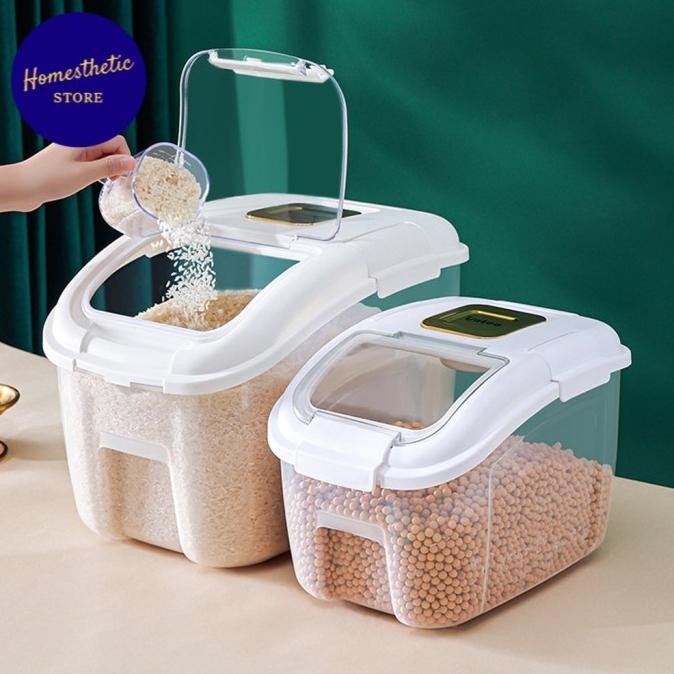 Rice Dispenser Rice Container Rice Box Food Rice Storage Place | Shopee ...