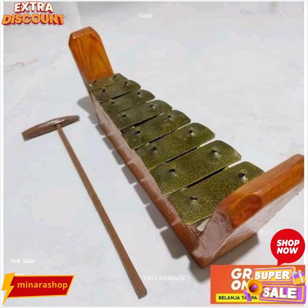 Gamelan Xylophone Saron Doremi 7 Tone Free Shipping | Shopee Philippines