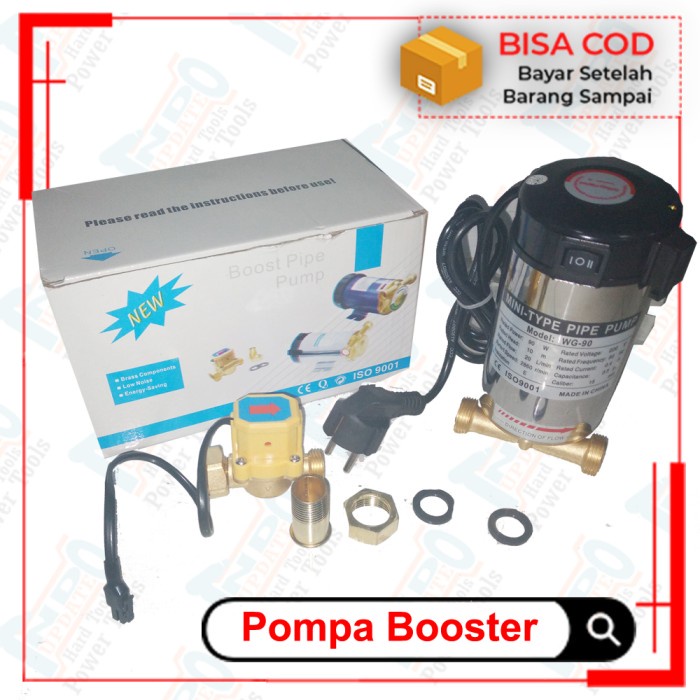MESIN Wg-90 BOOST PIPE PUMP MINI Type ISO 9001. Water BOOSTER PUMP ...