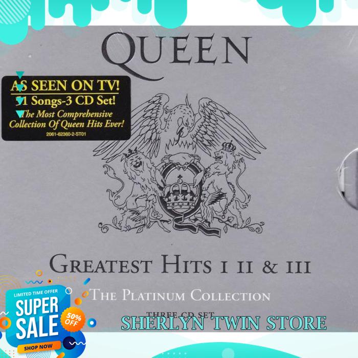 Cd QUEEN - THE PLATINUM COLLECTION: GREATEST HITS I, II & III BOXSET ...