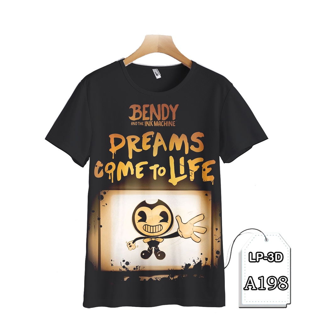 Kaos Bendy and the Ink Machine KAOS Anak Cartoon TV 3D Animation LP3D ...