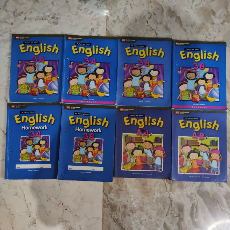 Books My Pals are Here English 3A, 3B, 4A, 4B, III, IV, Textbook ...