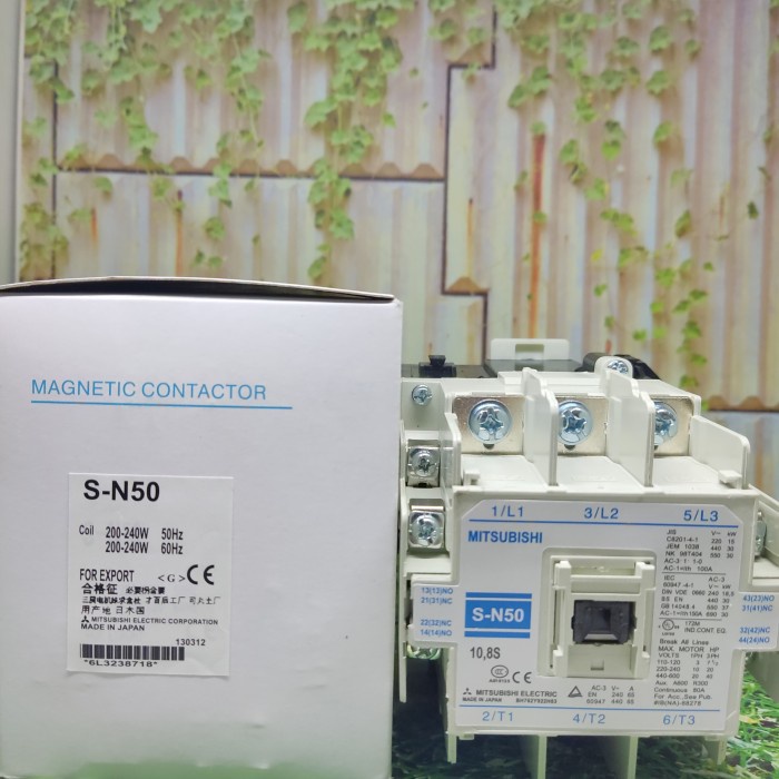 Mitsubishi Contactor Type sn50 s-n50 sn-50 50 A ampere | Shopee Philippines