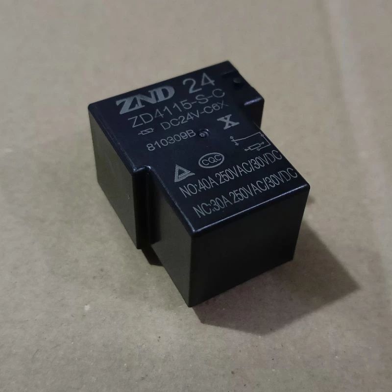 Relay 24V 40A Original ZND | Shopee Philippines