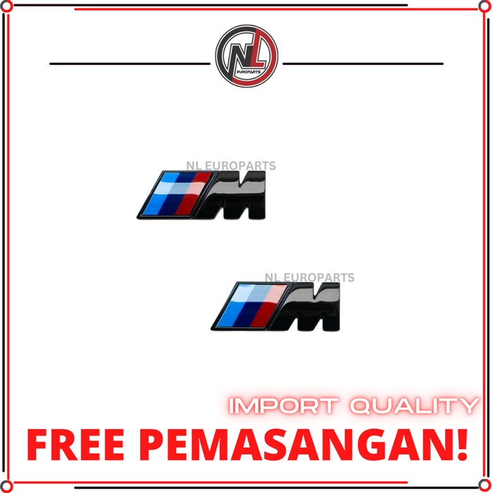 Bmw F10 F30 F32 Fender M Logo Emblem Bmw M Fender Logo Black Gloss ...
