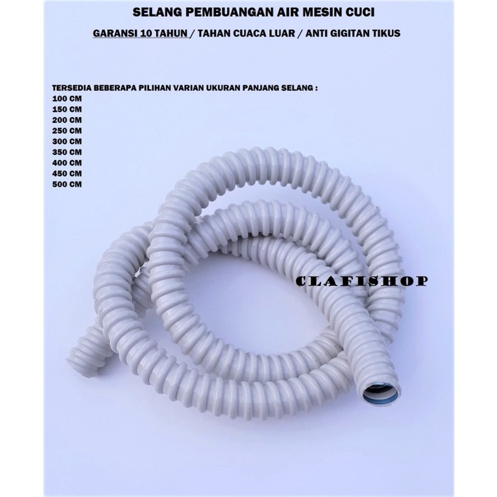 MESIN Lg 1-Cylinder Thick and Anti-Rat Washing Machine Drain Hose ...