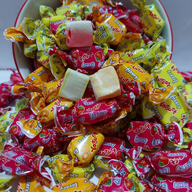 Lazery Yogurt Candy Sugus Candy 360Pcs 1000Gram | Shopee Philippines