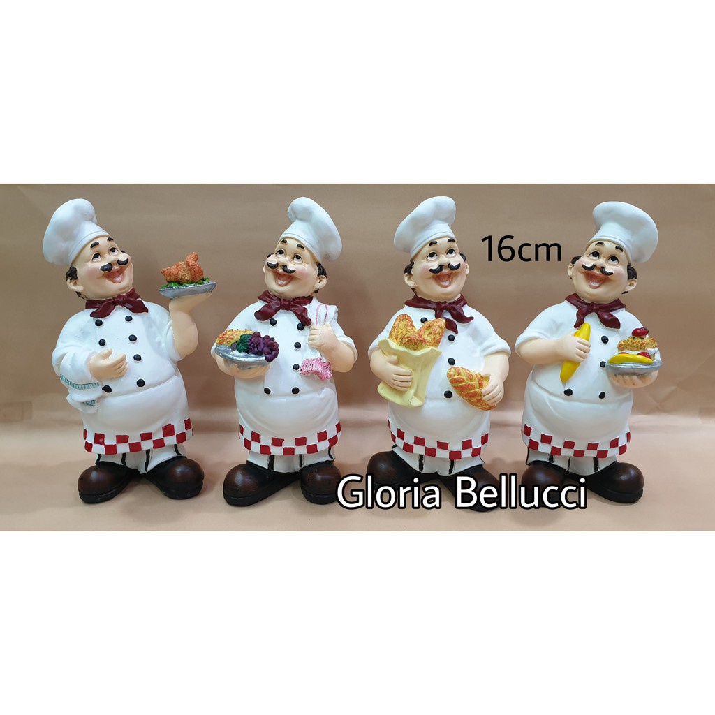 Bread Chef Display Statue Bread Bakery Chef Kitchen Interior Decoration ...