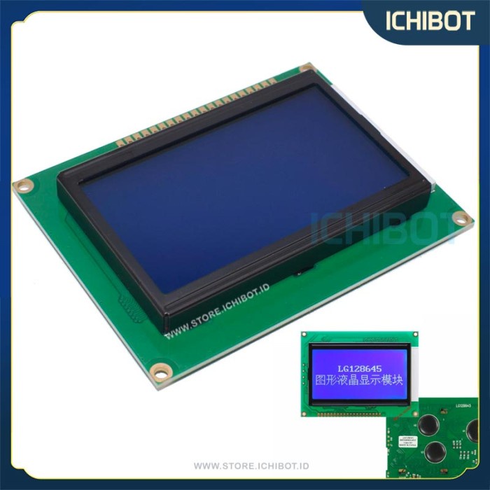 LCD 12864 128x64 Display with Blue Backlight | Shopee Philippines