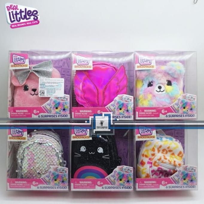 Real Littles Micro BACKPACKS Themed 6 Surprises Backpack Toy Bag ...