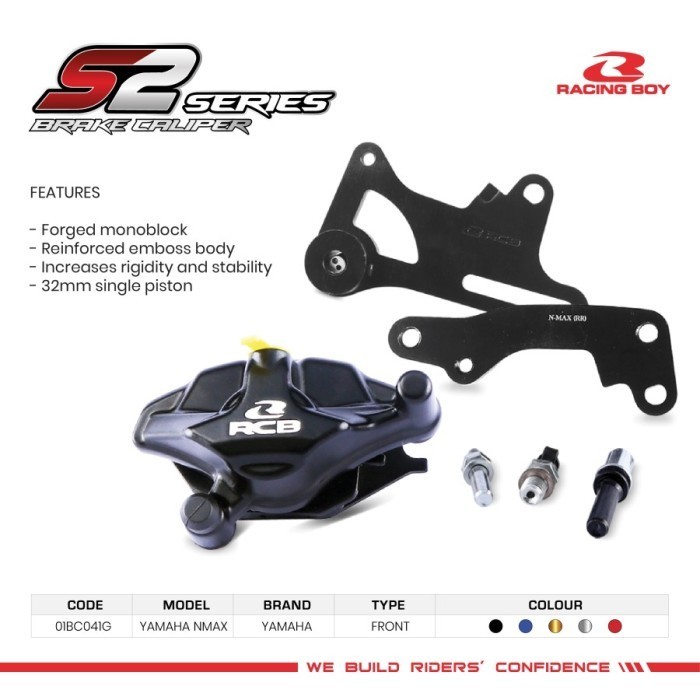 Front Caliper RCB S2 NMAX AEROX ALL NEW/ NMAX AEROX OLD ORIGINAL ...