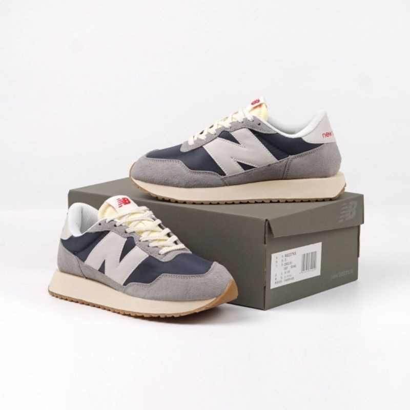 New Balance MS 237 SC Trainers Gray navy | Shopee Philippines