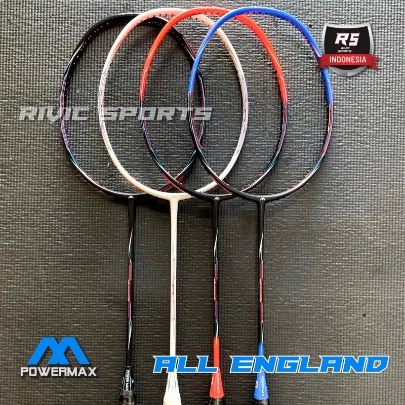 POWERMAX ALL ENGLAND Power GROMMET 35LBS Power Max Racket Badminton ...