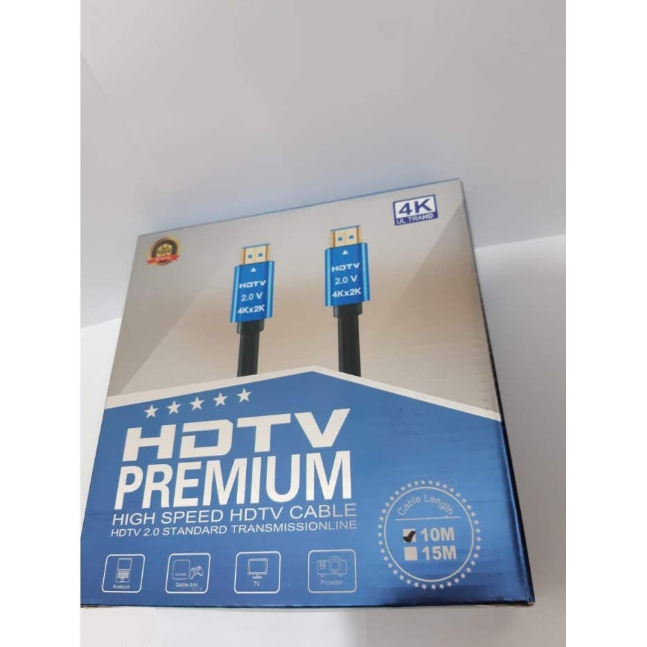 New Hdmi Cable 10Meter 4K Ultra Hd Premium V2.0/Hdmi Cable 10m Premium ...