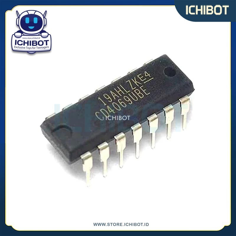 CD4069 CMOS Hex Inverter DIP 14 CD4069BE CD 4069 | Shopee Philippines