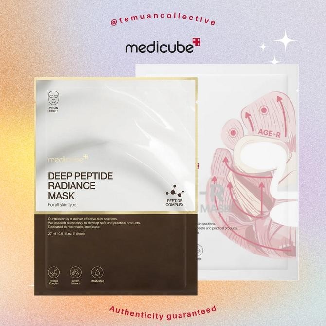 Medicube Deep Peptide Radiance/Age R Booster/Zero Pore Cooling/Collagen ...
