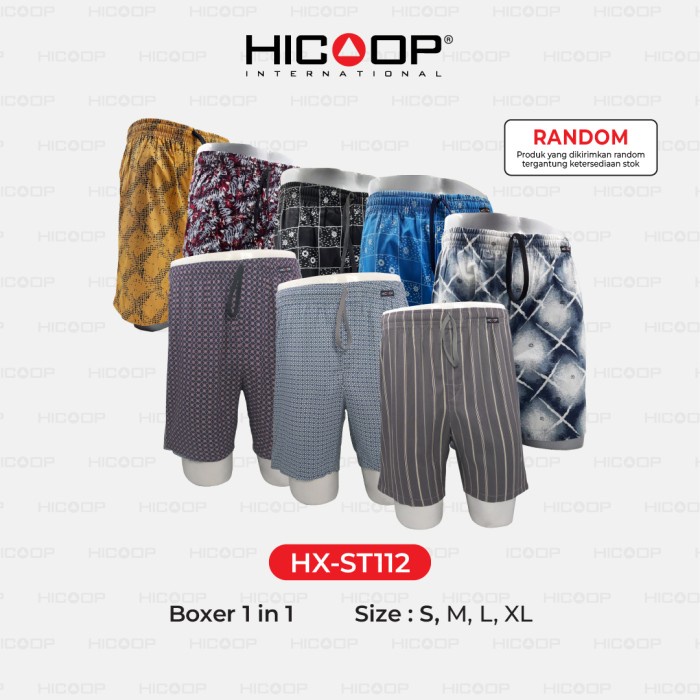 Bestseller Hicoop Men's Adult Boxer Shorts Hx-St112 | Shopee Philippines