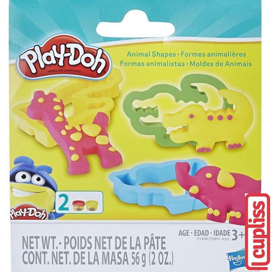 Bkb Play Doh Set Animal Shapes E0801 Hasbro E1498 Playdoh | Shopee ...
