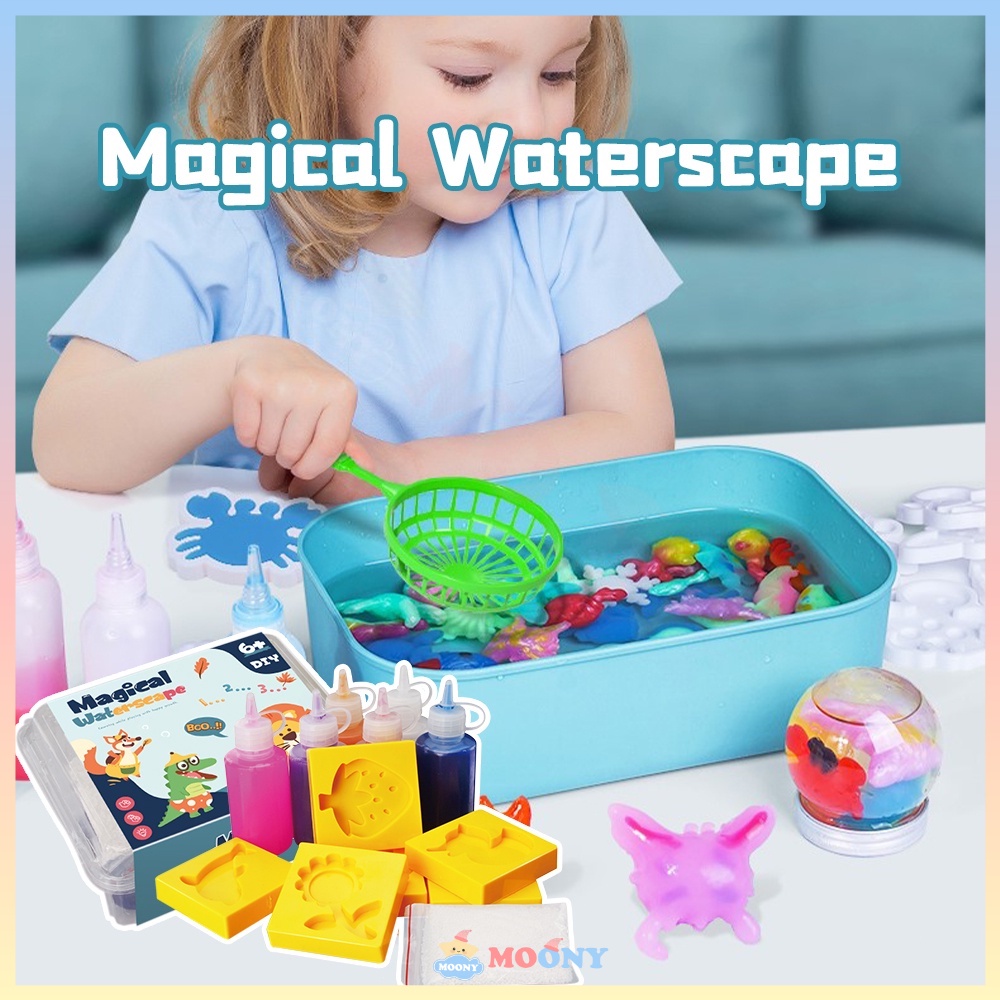 Moony Magical waterscape Water jelly Water scape Children's Creativity ...