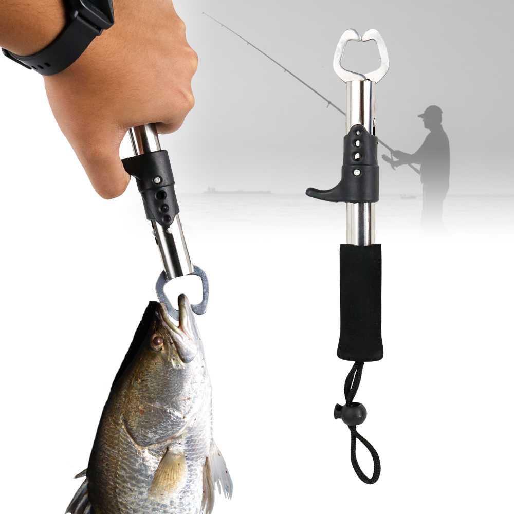 Stainless Steel Portable Fishing Hook Gripper Tool Equipment - Mouth ...