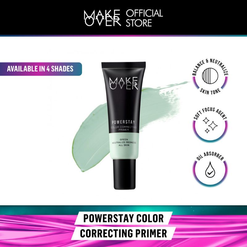 Make OVER POWERSTAY Color Correcting Primer | Shopee Philippines