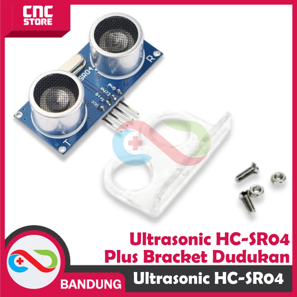 Hc-sr04 SR04 ULTRASONIC DISTANCE MEASURING SENSOR WITH MOUNTING BRACKET ...
