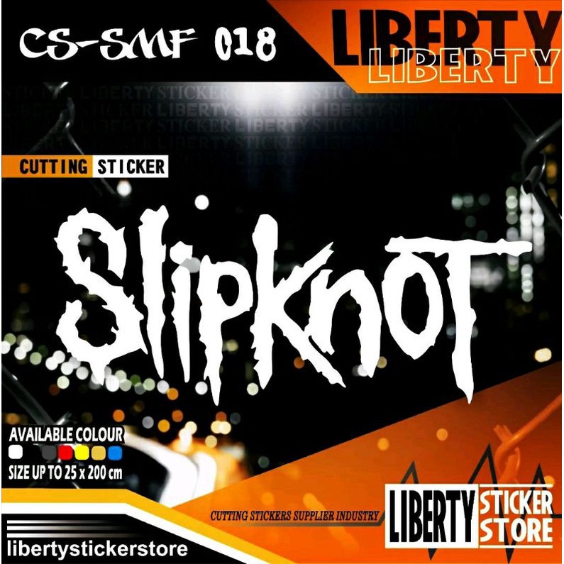 Slipknot Cutting Sticker | Cutting Slipknot Stickers | Shopee Philippines