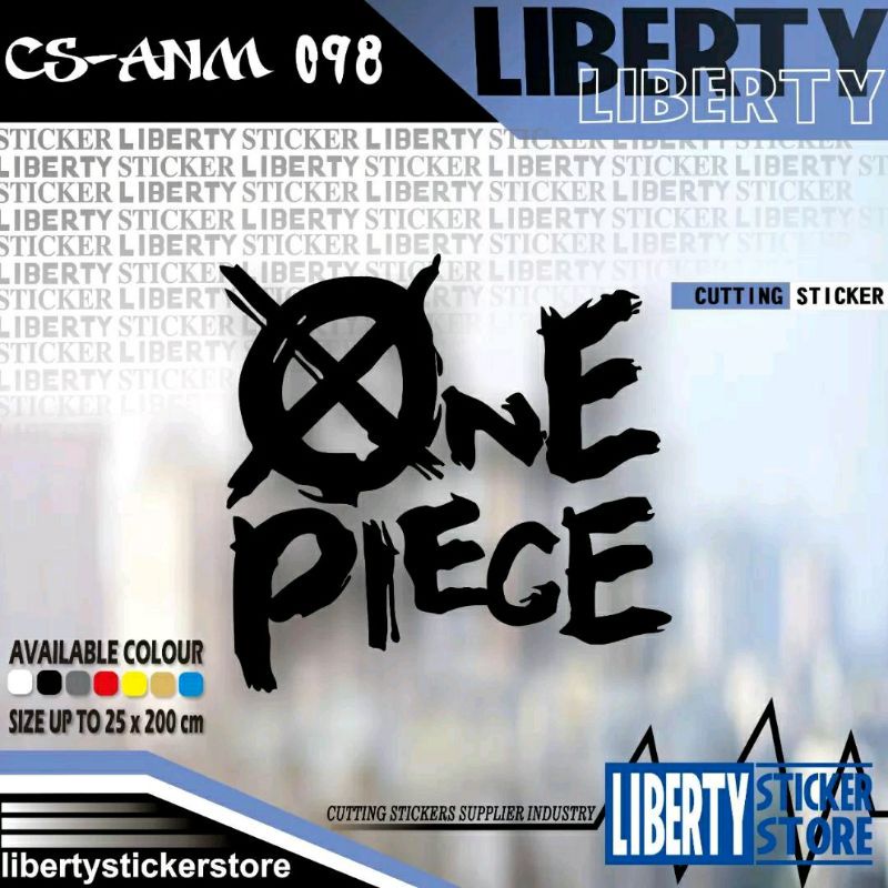 Cutting Sticker One Piece Logo | Cutting One Piece Logo Stickers ...