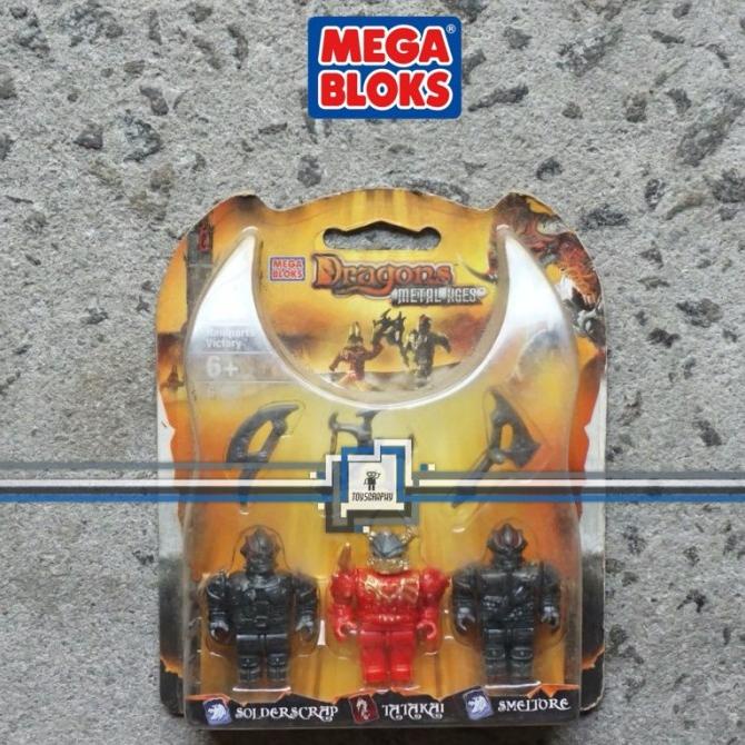 Mega Bloks Dragons Metal Ages - Rampant Victory Minifigures Bricks ...