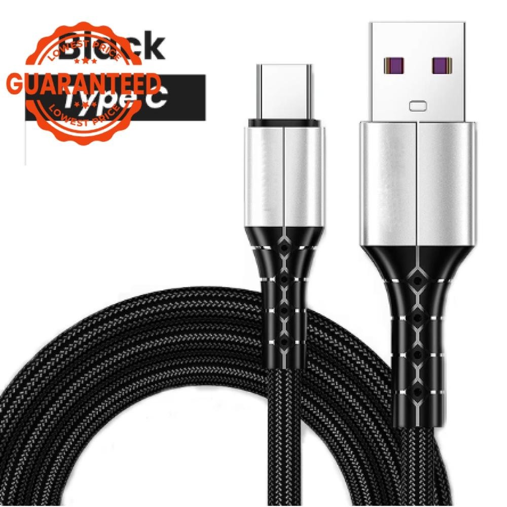 D8 Multifunction USB Type C Data Cable Fast Charging Braided 8V/3A 1.5M ...