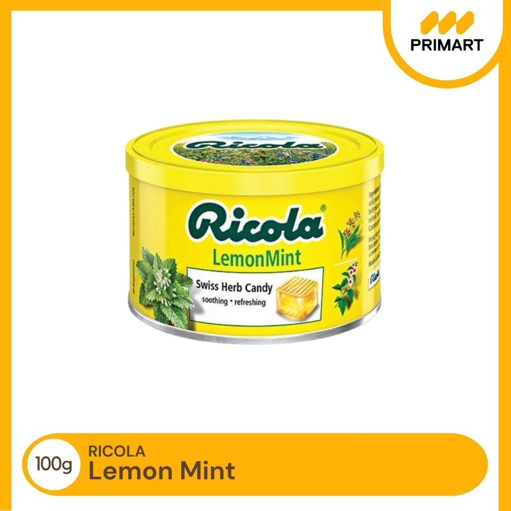 Ricola Lemon Mint Throat Lozenges 100g | Shopee Philippines
